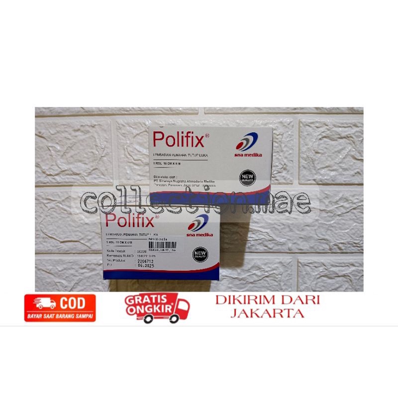 Jual POLIFIX 10CM X 5M || Lembar Penahan Tutup Luka | Shopee Indonesia