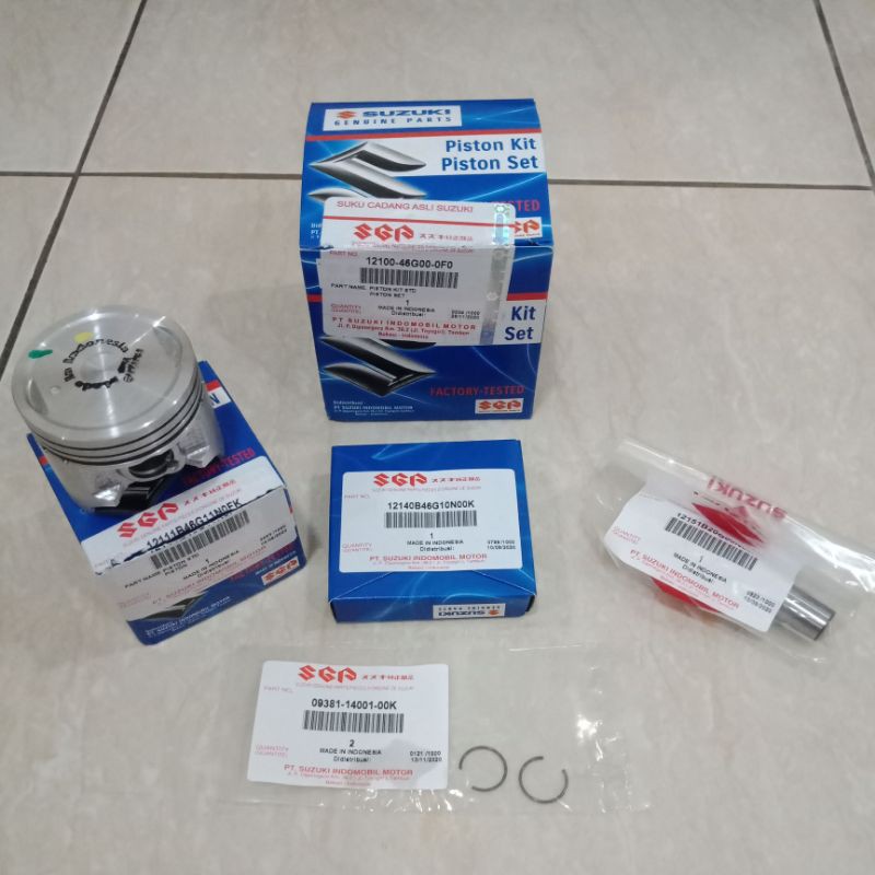 Jual PISTON RING SEHER KIT B46 SPIN SKYWAVE SKYDRIVE HAYATE SIZE OS STANDAR STD ORIGINAL ORI ...