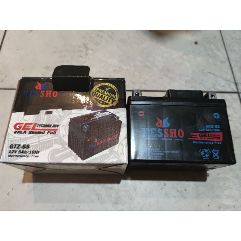 Jual aki motor gtz 5v, 5ah, awet dan murah, teknologi gel | Shopee ...