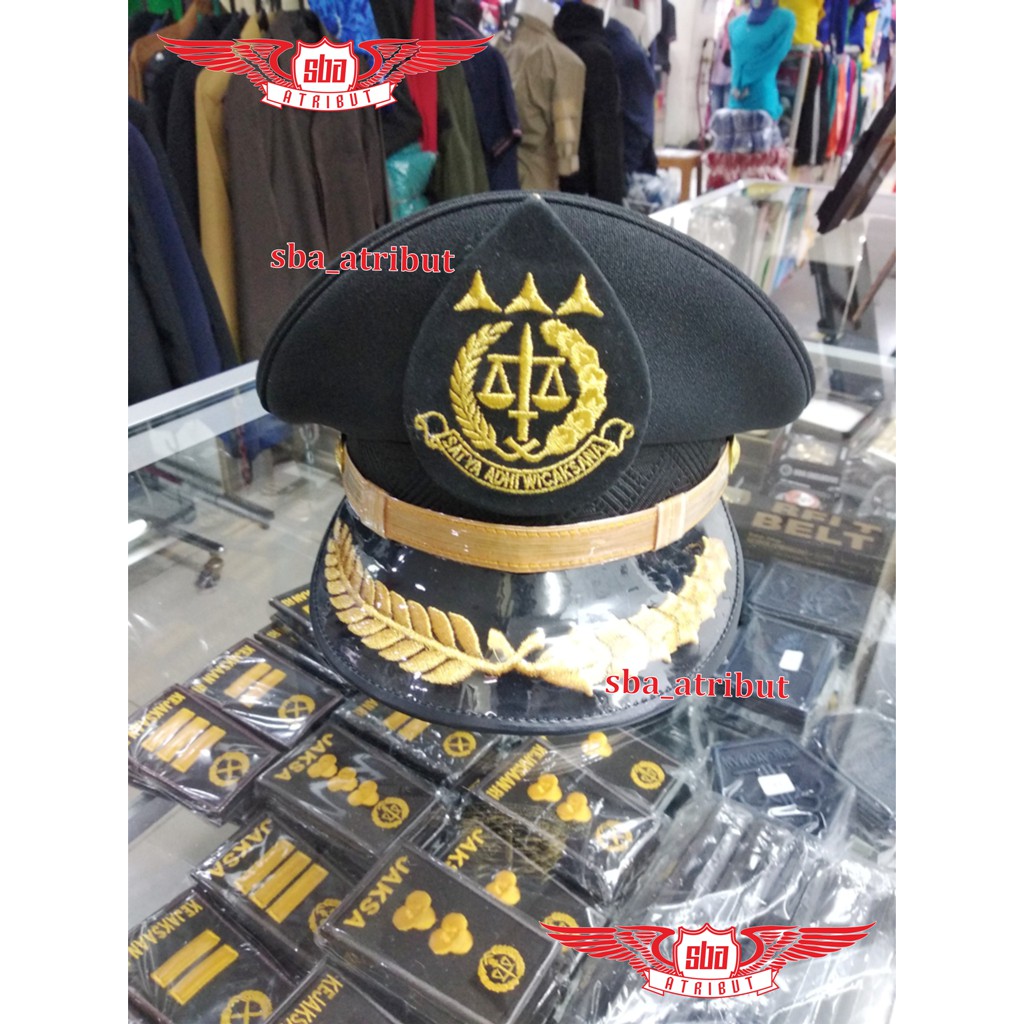 Jual TOPI PET JAKSA KEJAKSAAN RI PAMEN PRIA GOL 3D 4A 4B | Shopee Indonesia