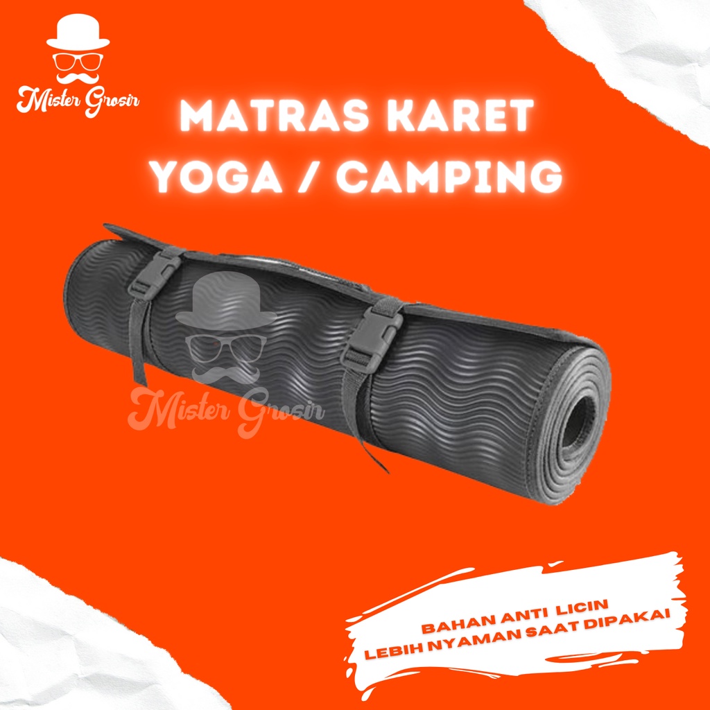 Jual Matras Olahraga Camping Yoga Hiking Gunung Gulung Bahan Anti Slip ...