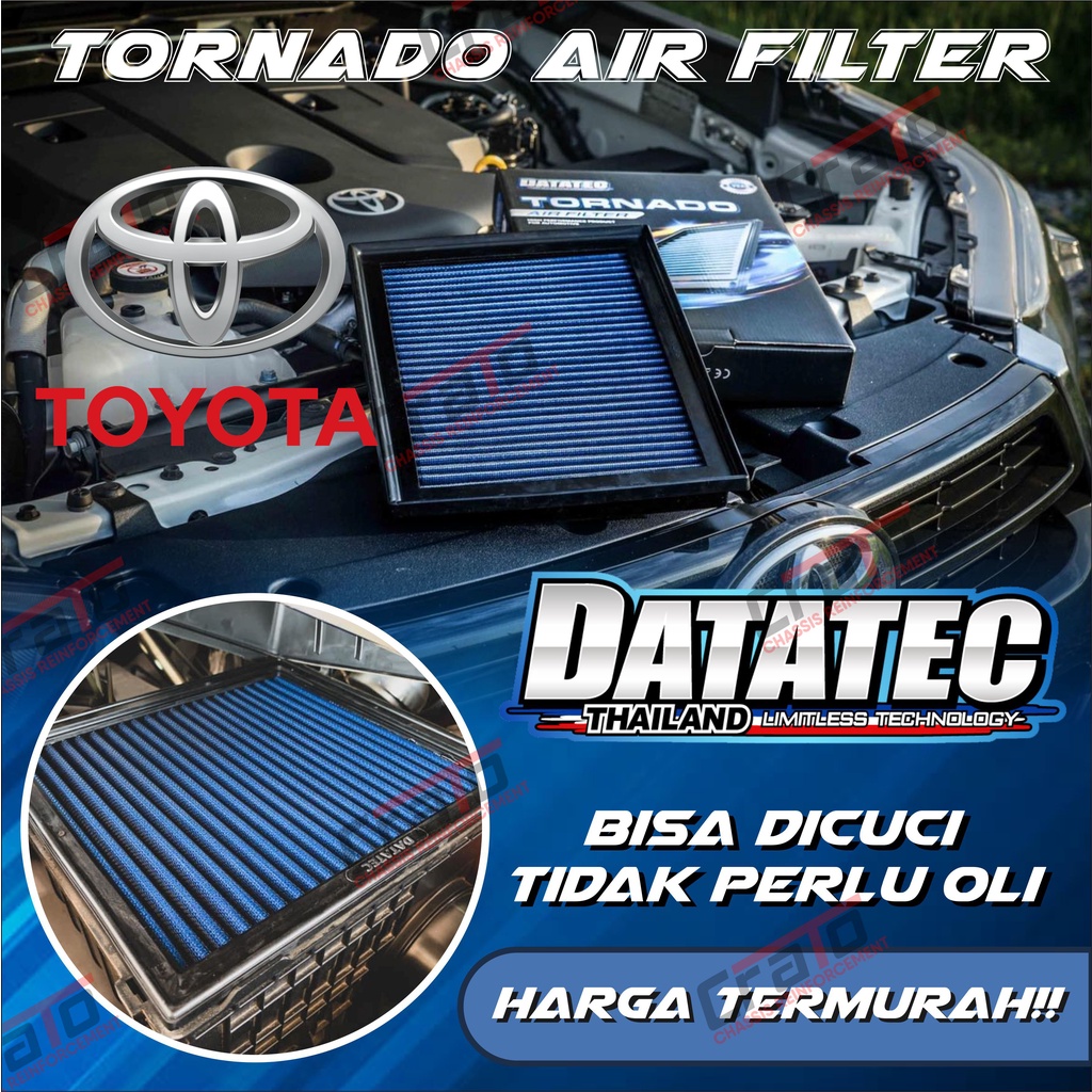 Jual Filter udara Replacement Filter DATATEC DATATECH - Toyota Innova Fortuner Zenix CHR Hiace ...