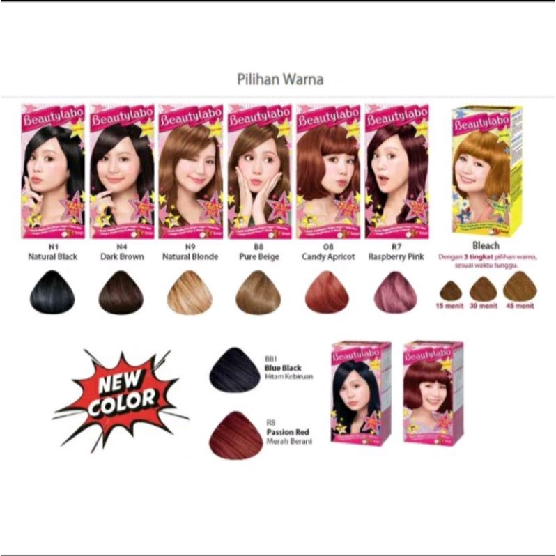Jual Pewarna Rambut BEAUTYLABO 158g | Shopee Indonesia