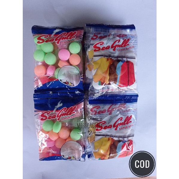 Jual (12pcs) Kapur Barus Kamper Pengharum Ruangan Lemari Seagull ...