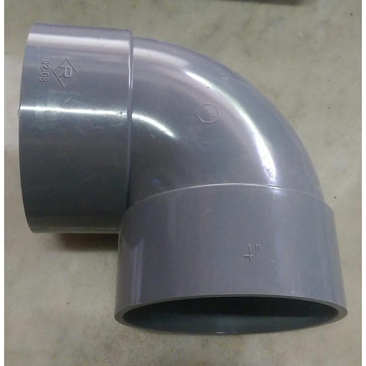 Jual SAMBUNGAN KENI 4" RUCIKA D / ELBOW KNEE 4 INCH PVC BELOKAN PRALON s | Shopee Indonesia
