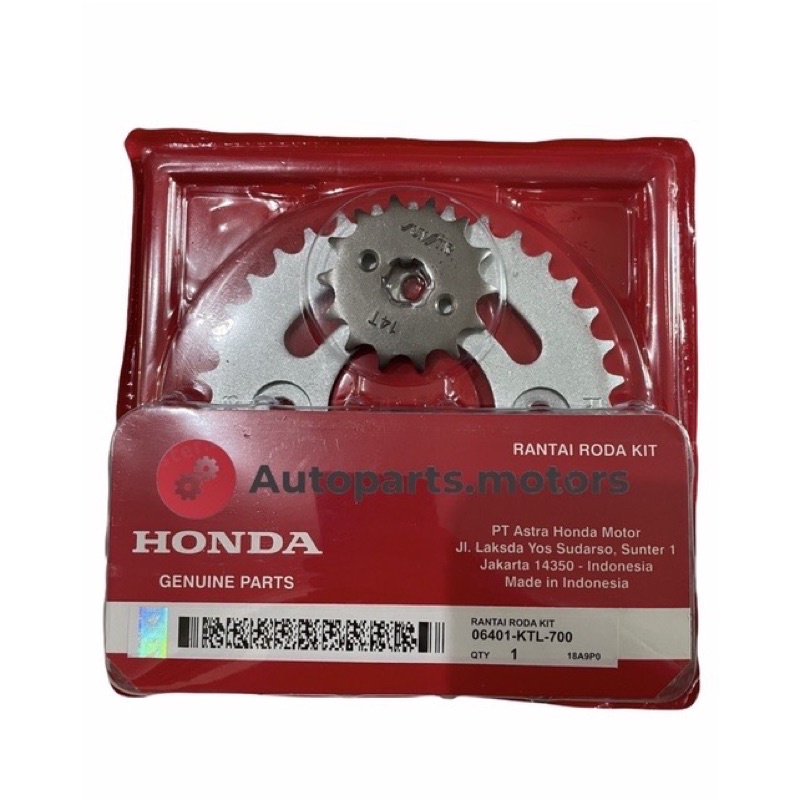 Jual GEAR SET GIR SET SATU SET HONDA SUPRA FIT NEW CODE KTL | Shopee Indonesia