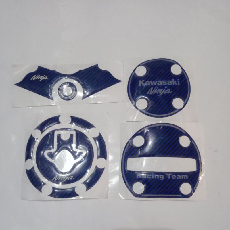 Jual stiker timbul set Ninja R variasi Carbon ( sedang tren saat ini ...