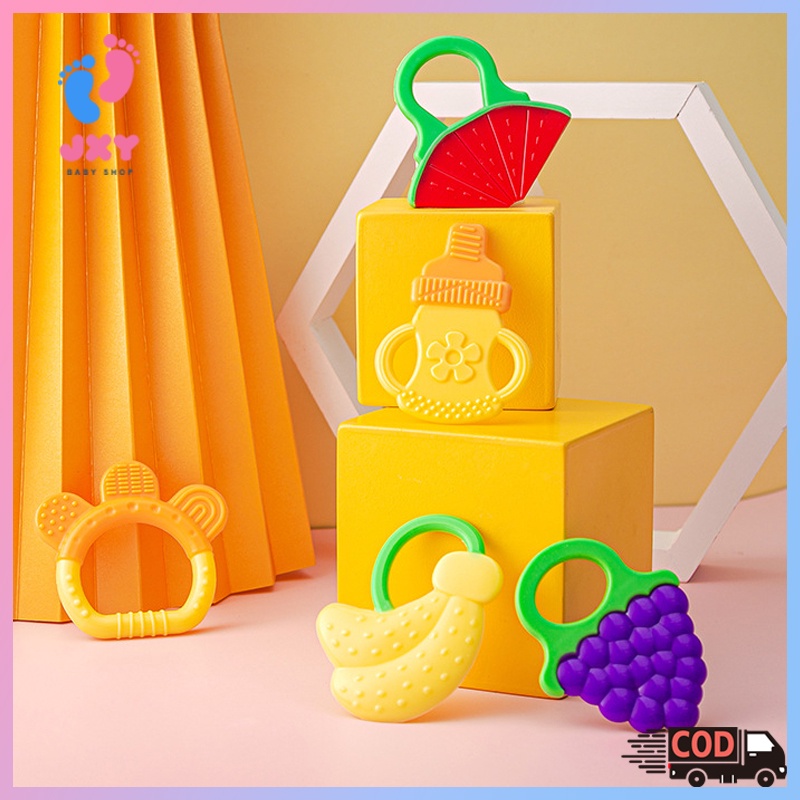 Jual Teether bayi/Gigitan bayi/Mainan bayi model buah/Teether bayi ...