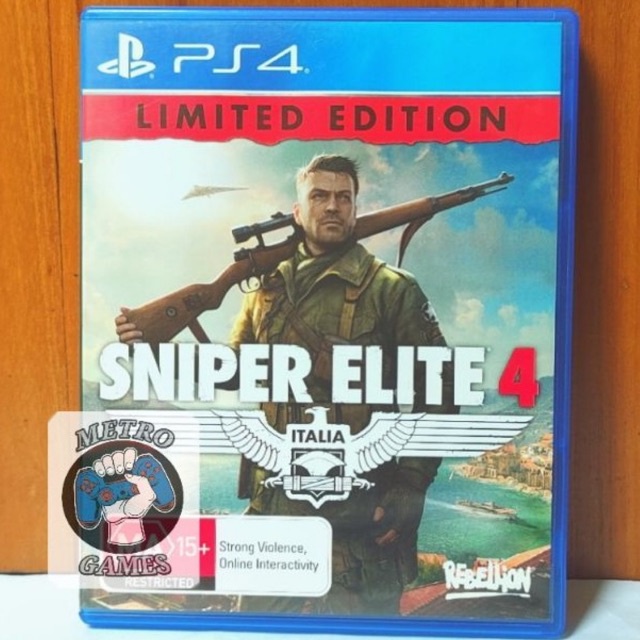 Jual Kaset Sniper Elite 4 PS4 Snipers Elit IV Playstation PS 4 5 CD BD ...