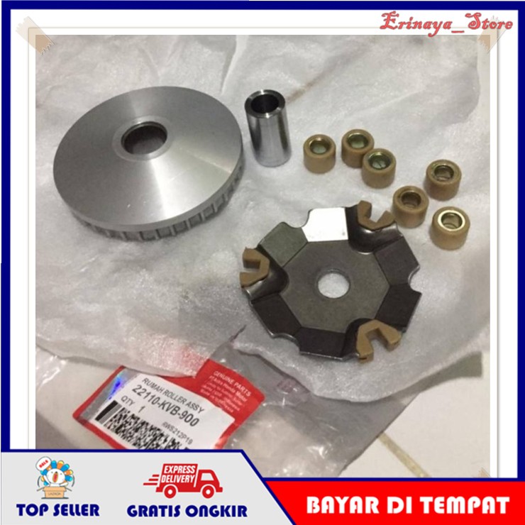 Jual ORIGINAL AHM Rumah Roller Assy Honda Vario Lama Old 110 Beat FI F1 ...