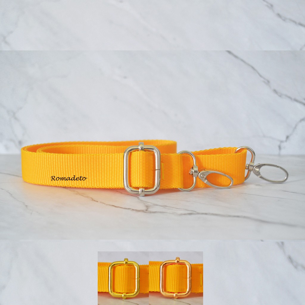 Jual Tali Tas Strap Bag Long Strap Polypropylene PP 2,5 cm KUNING ...