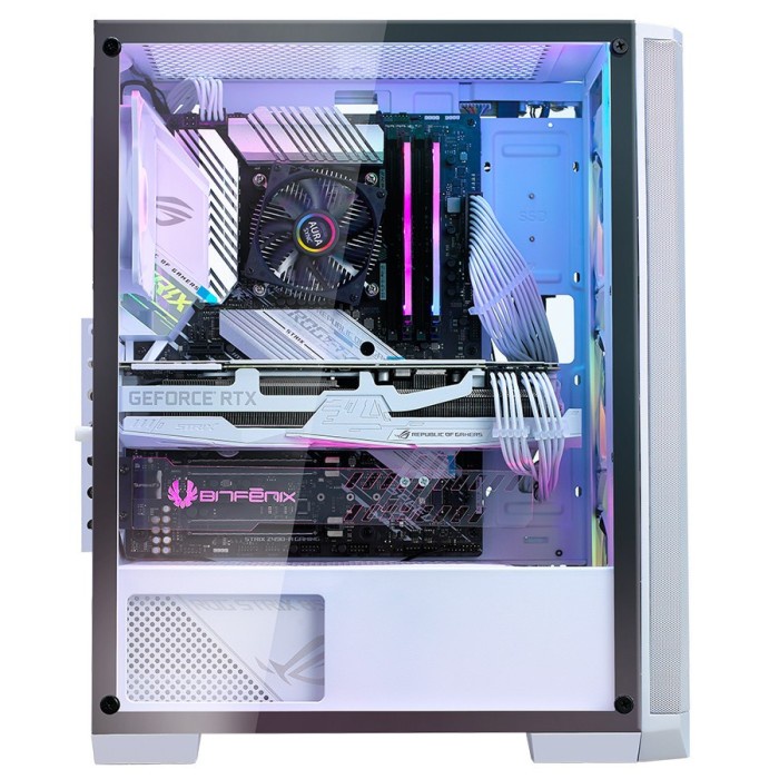 Jual PC Case Gaming Bitfenix Nova Mesh SE TG Whitee Free 4Fan ARGB | Shopee Indonesia