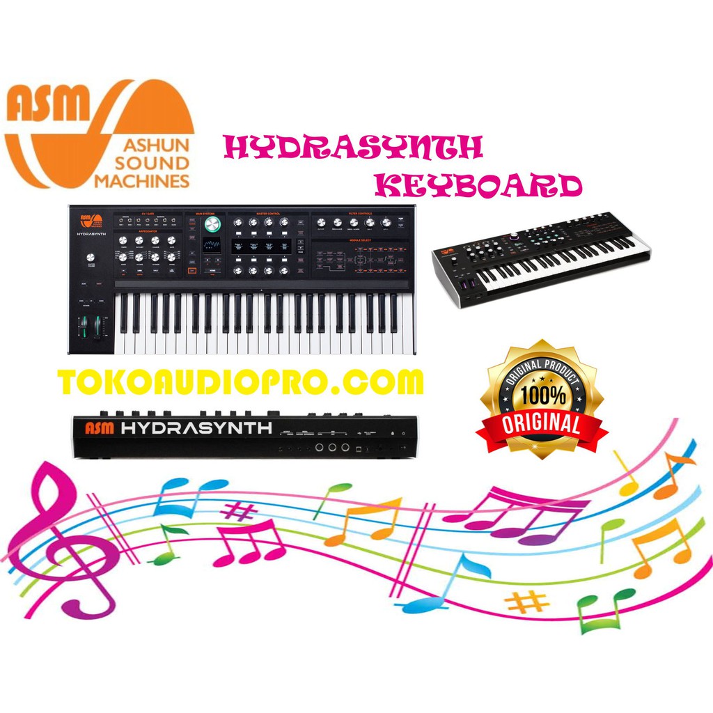Jual ASM Hydrasynth 49-Key Polyphonic Hydrasynth Synthesizer | Shopee ...