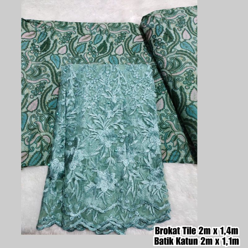 Jual Setelan Batik dan Brokat Tile Cantik | Shopee Indonesia