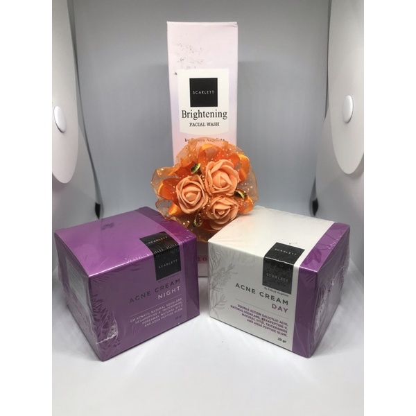 Jual Paket Scarlett Acne cream | Shopee Indonesia