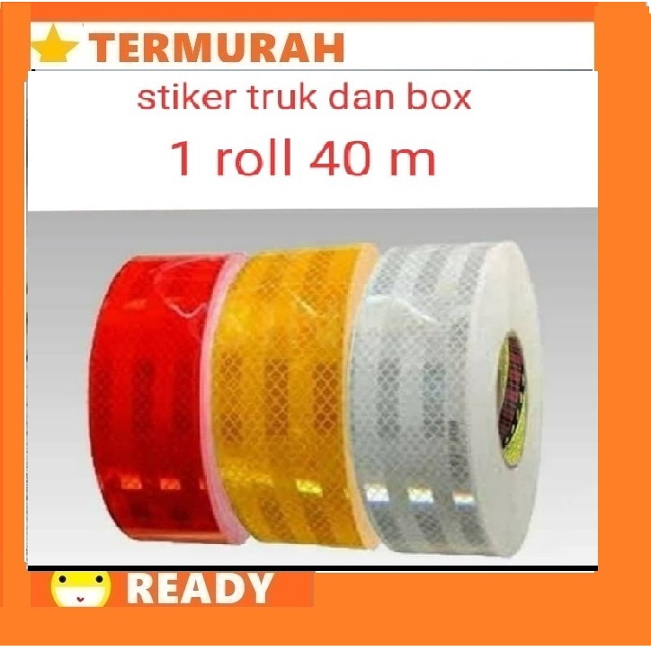 Jual Stiker Reflektor Dishub Untuk Uji Kir Panjang Rambu Pemantul ...