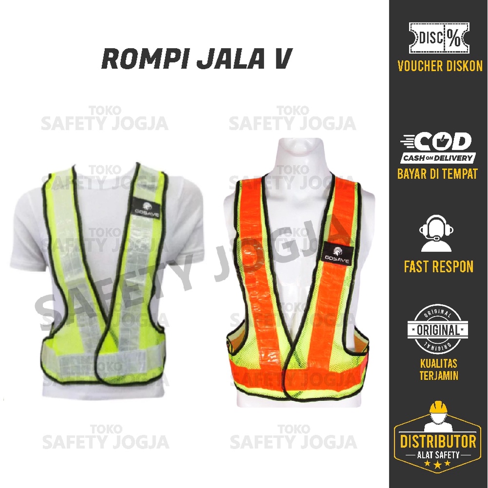 Jual ROMPI PROYEK SAFETY SCOTLIGHT MODEL V | Shopee Indonesia
