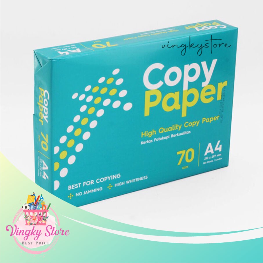 Jual Kertas HVS Copy Paper A4 70gr (1 rim ) | Shopee Indonesia