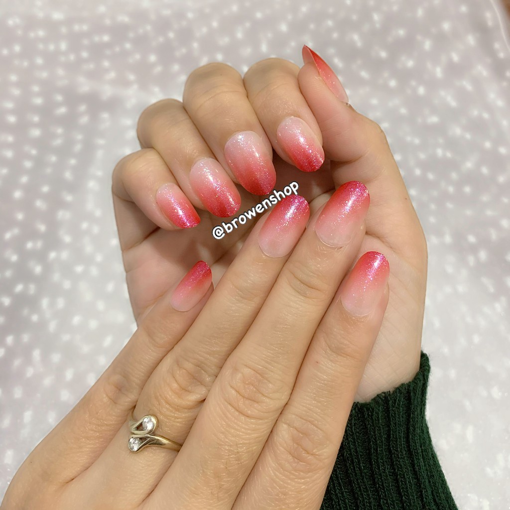 Jual kuku palsu french ombre gradasi fake nail gradation KPS | Shopee ...