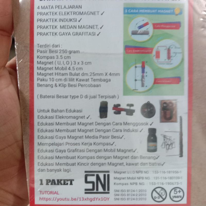 Jual PAKET MAGNET EDUKASI KOMPLIT PRAKTEK ELEKTROMAGNET DAN MEDAN ...