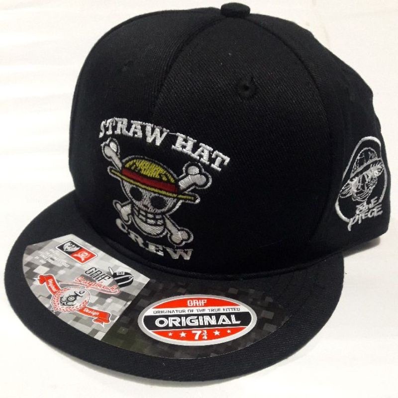 Jual TOPI STRAW HAT CREW ONE PIECE FULL BORDIR | Shopee Indonesia