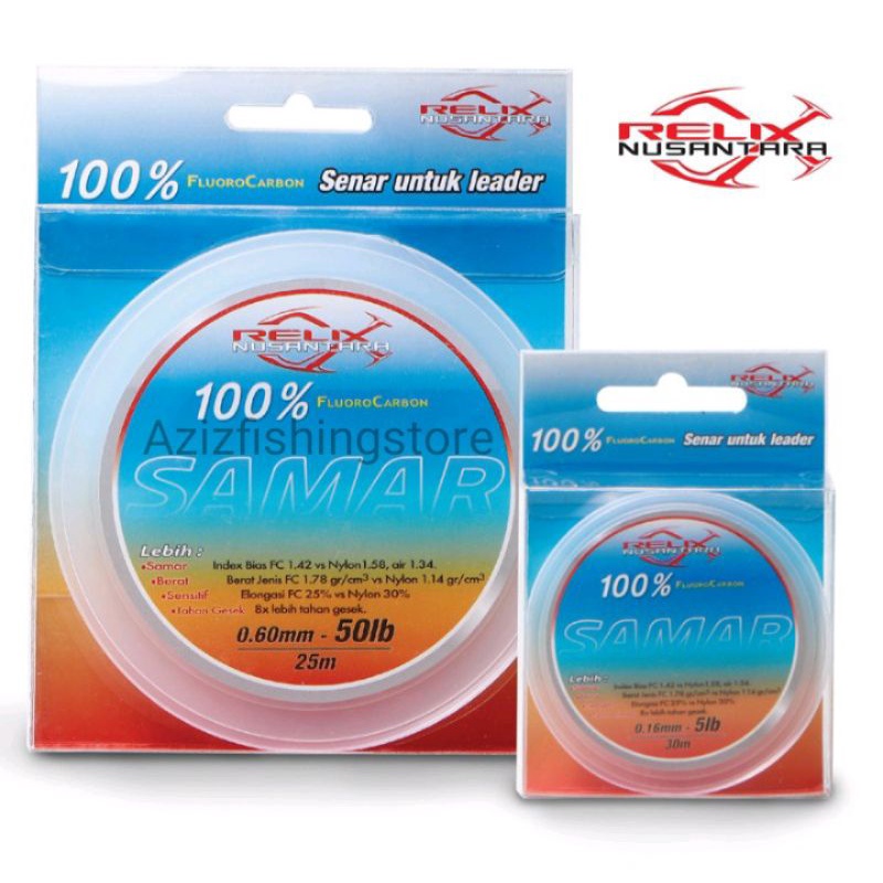 Jual Senar leader relik Nusantara Samar 6lb - 80 lb Flurocarbon ...