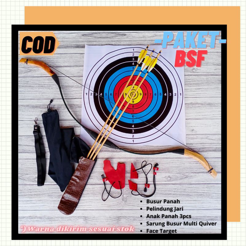 Jual Paket Busur Panah Horsebow Flat 2cm | Shopee Indonesia