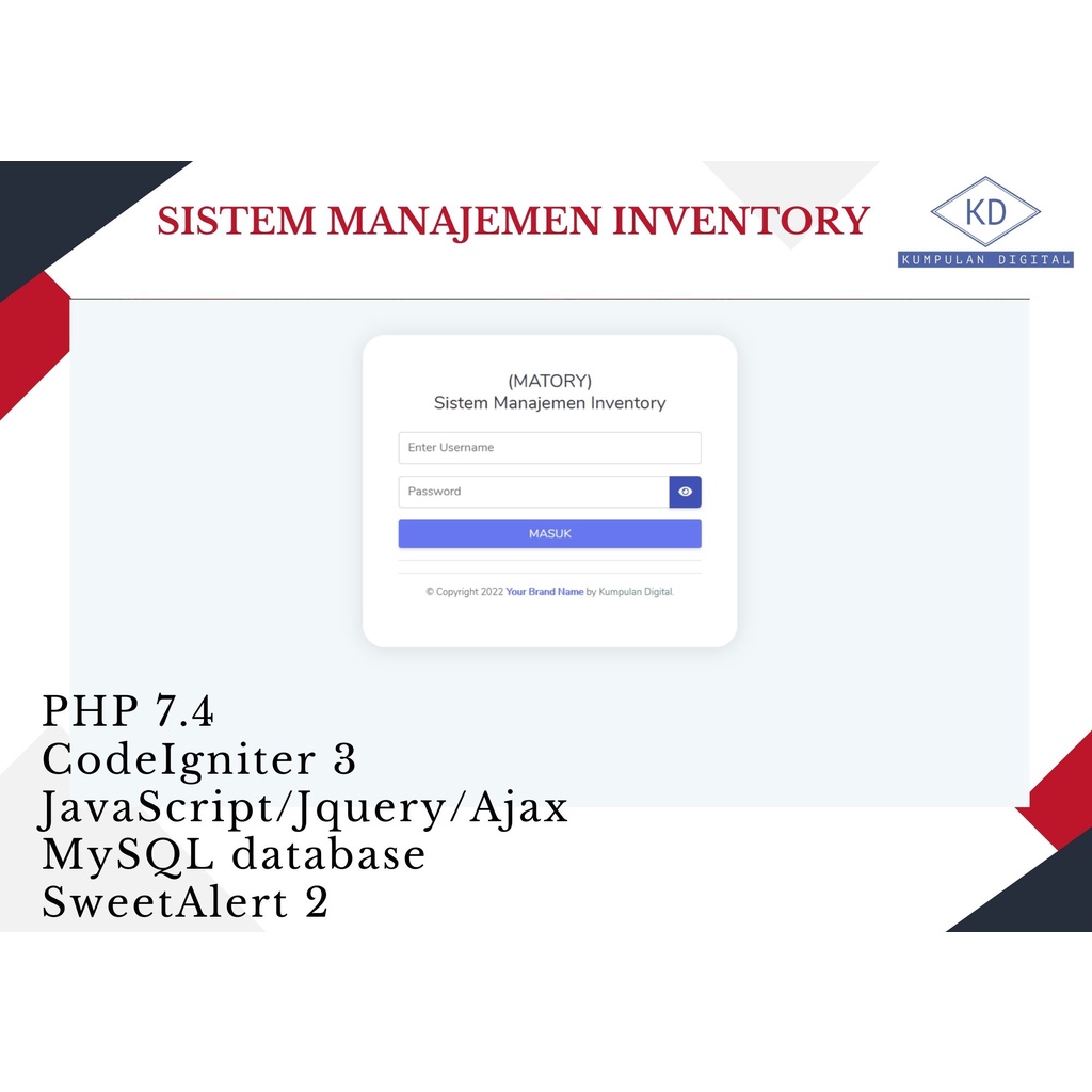 Jual SOURCE CODE APLIKASI INVENTORY MANAGEMENT SYSTEM / SISTEM ...