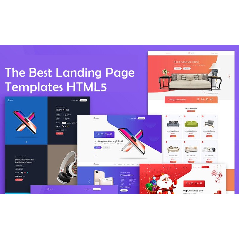 Jual 150+ Template Landing Page Responsive HTML5 (Web Portfolio ...