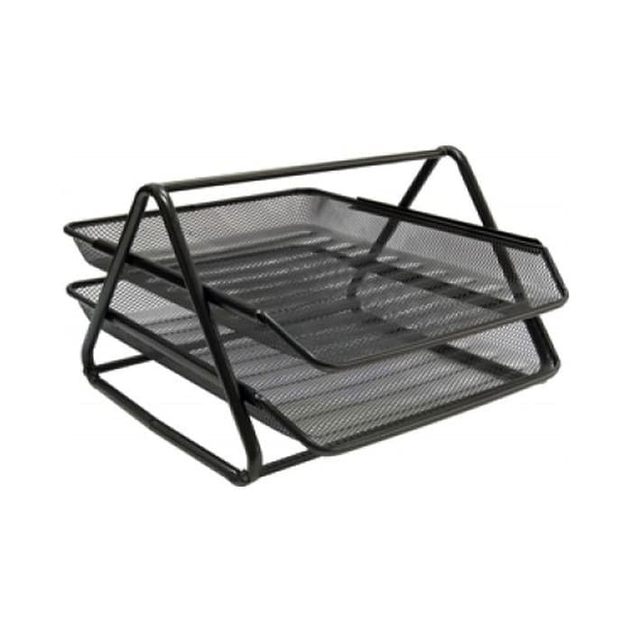 Jual READY Jual Rak Surat 2 Susun Besi Letter Tray tempat surat file ...