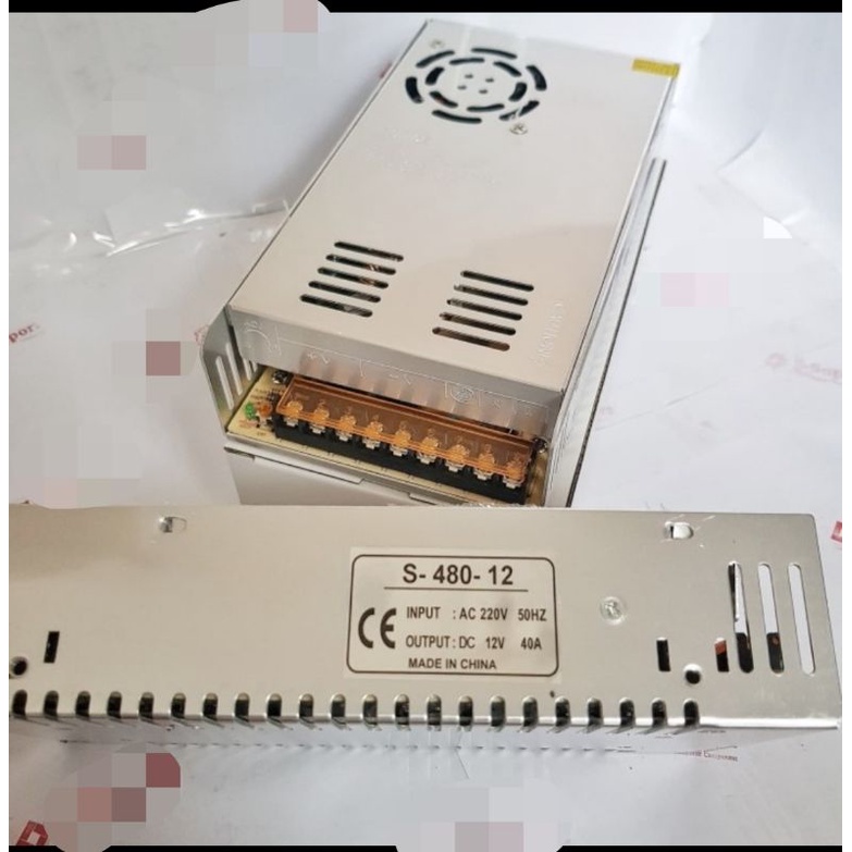 Jual Power Supply Switching 12V 40A | Shopee Indonesia