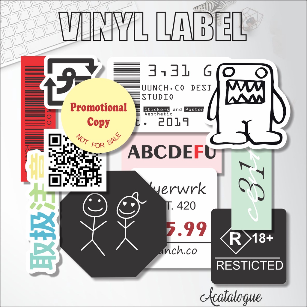 Jual Sticker Aesthetic Untuk Handphone Laptop Pocket TAB Pouch Tumblr ...