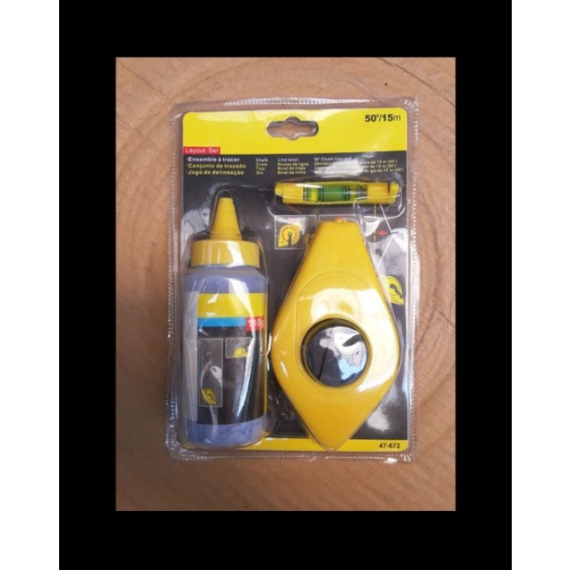 Jual SIPATAN TINTA BUBUK + LEVEL CHALK LINE REEL 15M 15 METER | Shopee ...