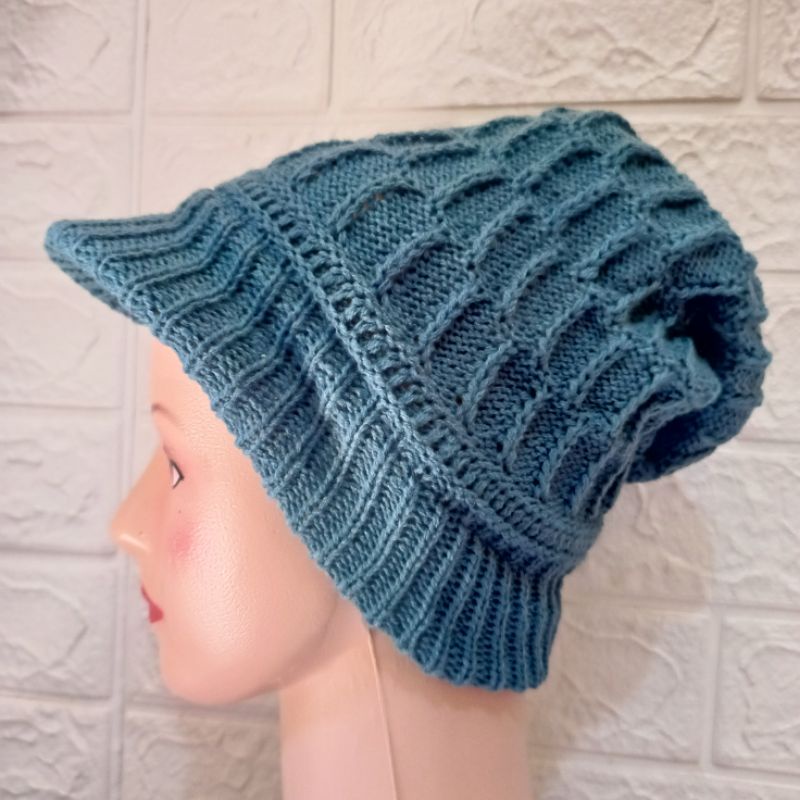 Jual kerpus Ciput topi nenek kupluk rajut hijab instan umroh haji ...