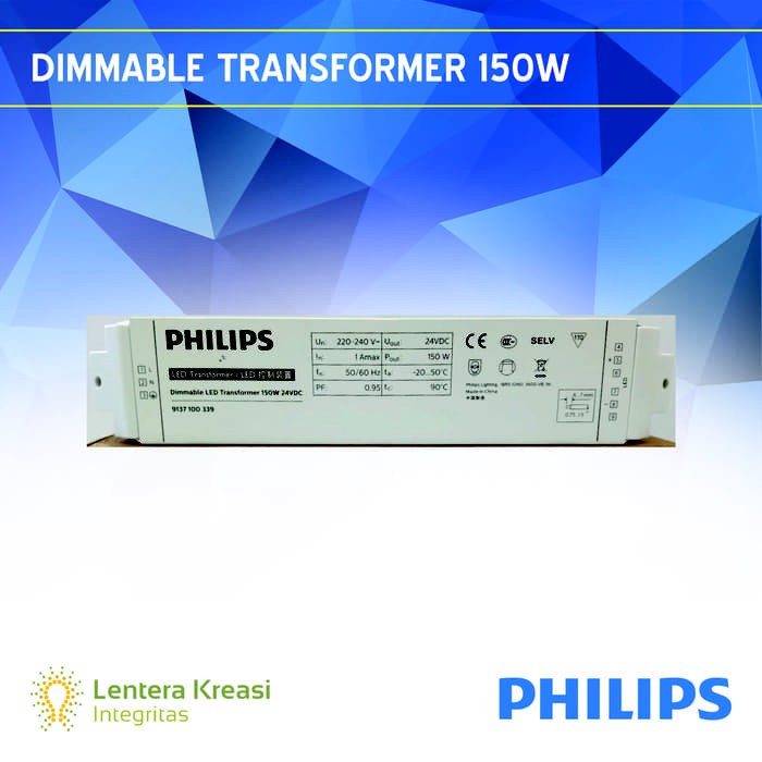 Jual PHILIPS Trafo / Driver Dimmer Lampu Trafo Peredup Lampu LED 150W ...