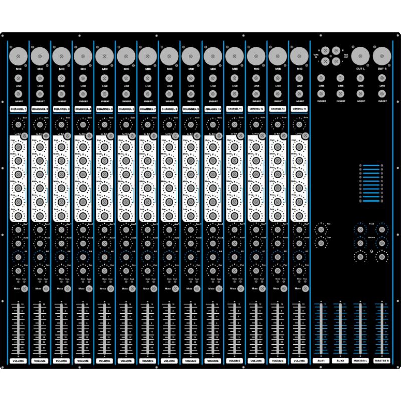 Jual stiker/panel mixser 14 chanel | Shopee Indonesia
