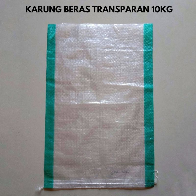Jual Karung beras transparan 10kg | Shopee Indonesia