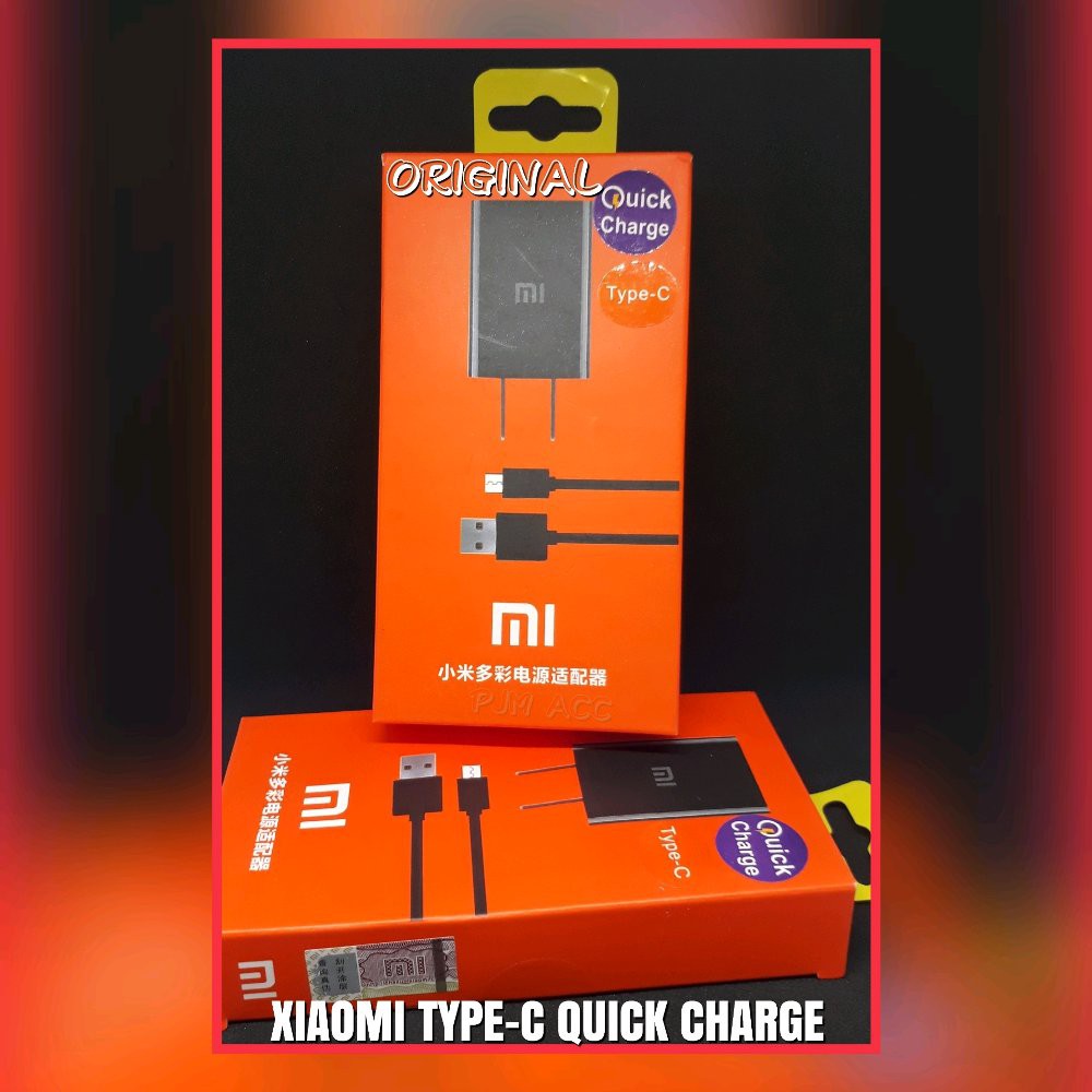 Jual Charget Xiaomi Original 2A Type C Fast charging | Shopee Indonesia