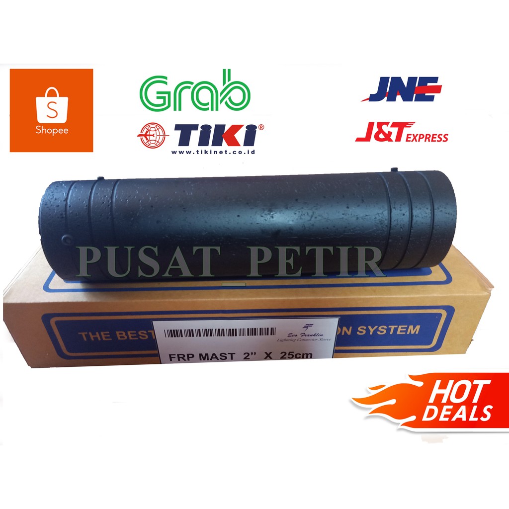 Jual FRP Mast EVO Franklin / Connector Sleeve Mast / Tiang Penangkal ...