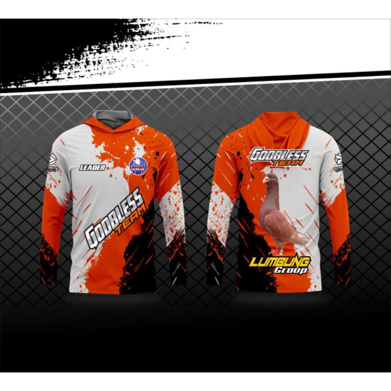 Jual promo jersey custom merpati,mancing full printing gratis rubah ...