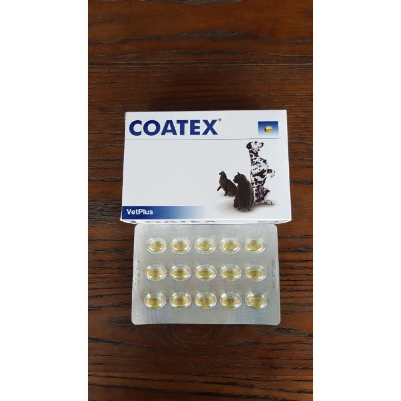 Jual COATEX EFA CAPSUL VETPLUS, Suplemen Penumbuh Bulu dan Kulit ...
