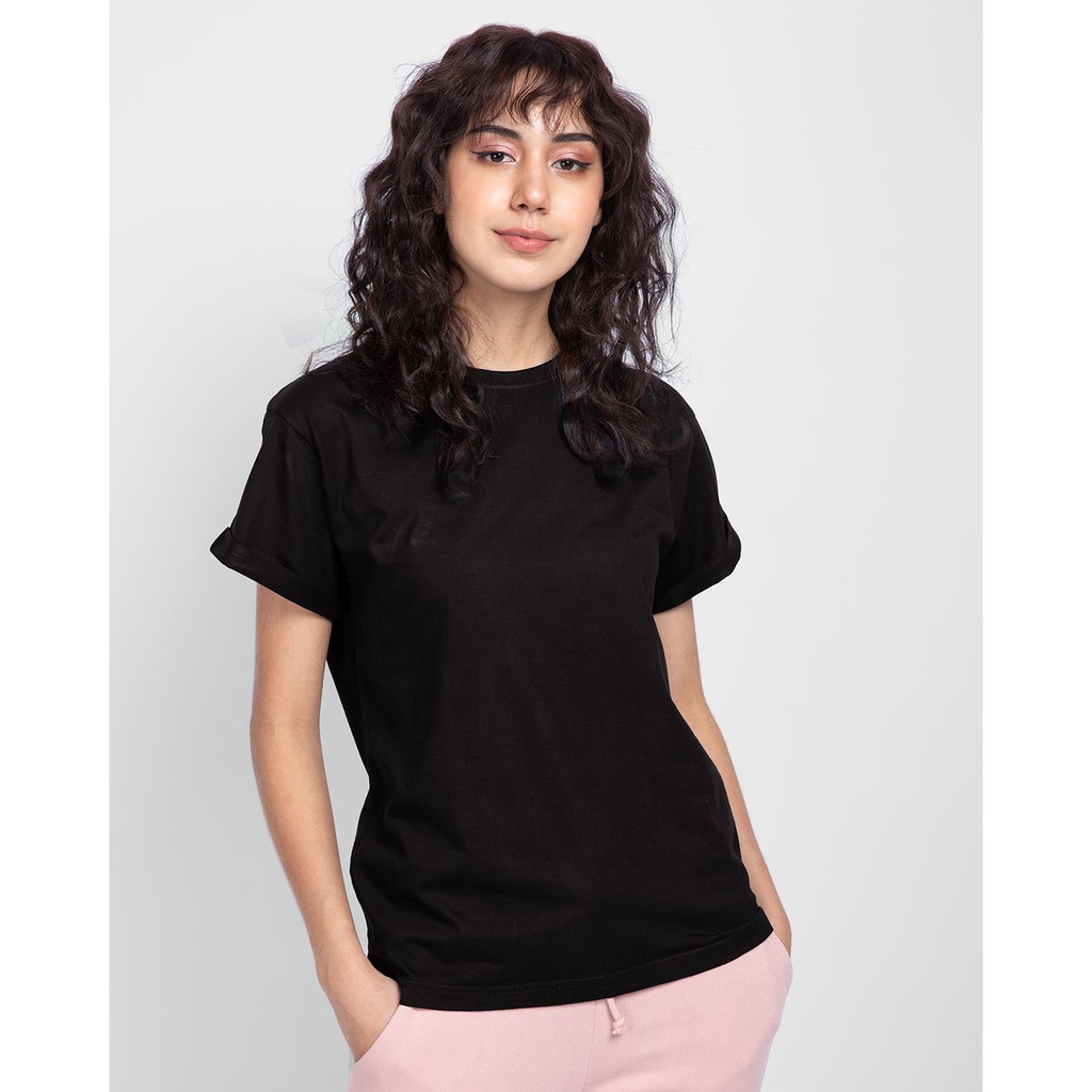 Jual kaos polos premium tshirt katun combed polosan hitam putih navy ...