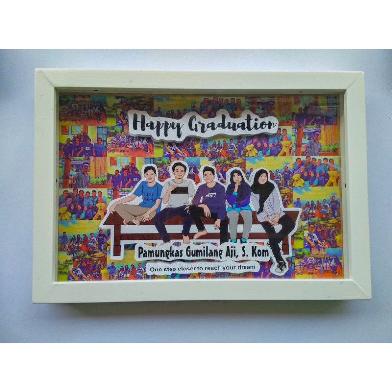 Jual Scrapframe/Pop Up 3d frame Graduation | Shopee Indonesia
