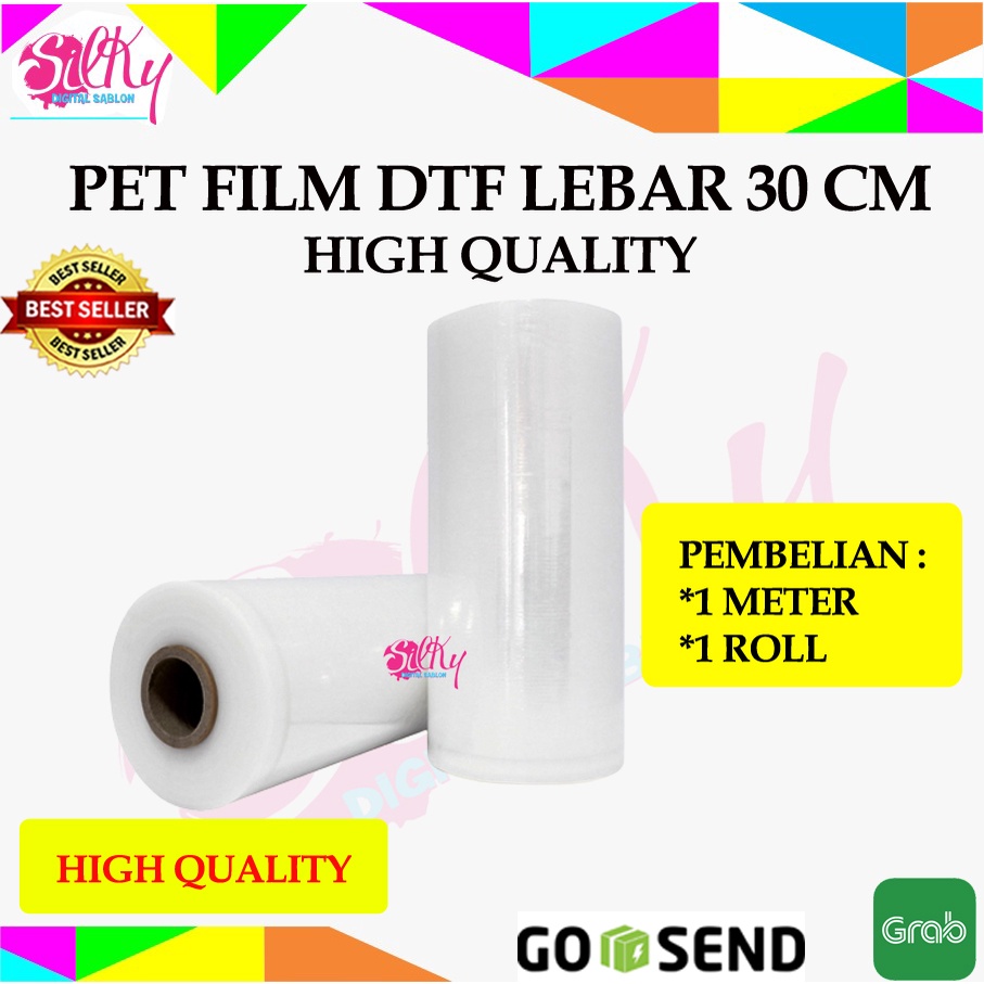 Jual Pet Film DTF Lebar 30 CM - High Quality ( 1 METER ) | Shopee Indonesia