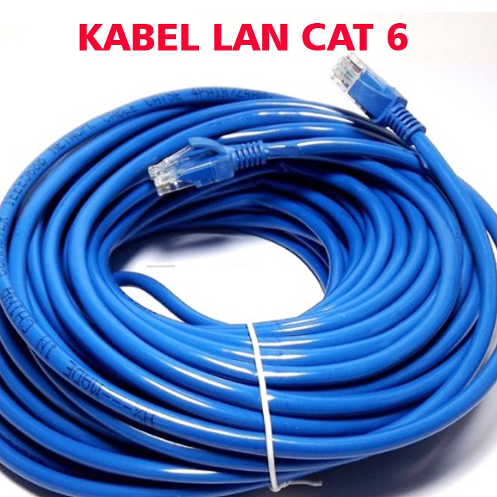 Jual Kabel LAN RJ45 CAT 6 RJ45 UTP Ethernet Internet 1.5M 3M 5M 10M 15M ...