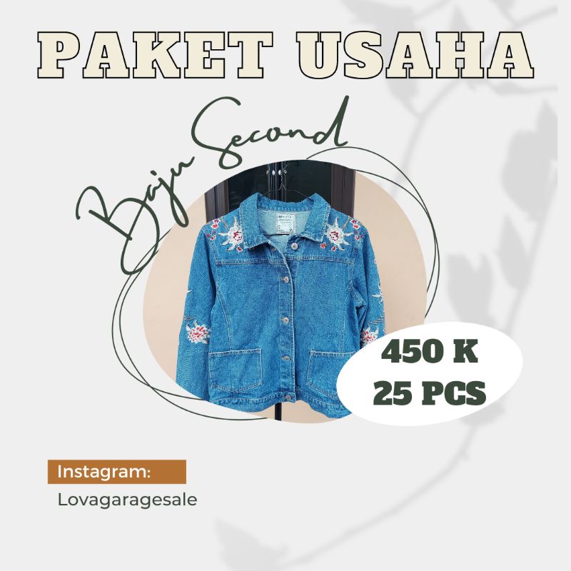 Jual Paket Usaha Baju Second Grade Campur isi 25 PCS | Shopee Indonesia