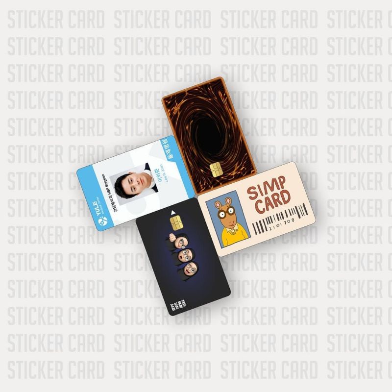 Jual Custom ID Card - Sticker Card satuan | Shopee Indonesia