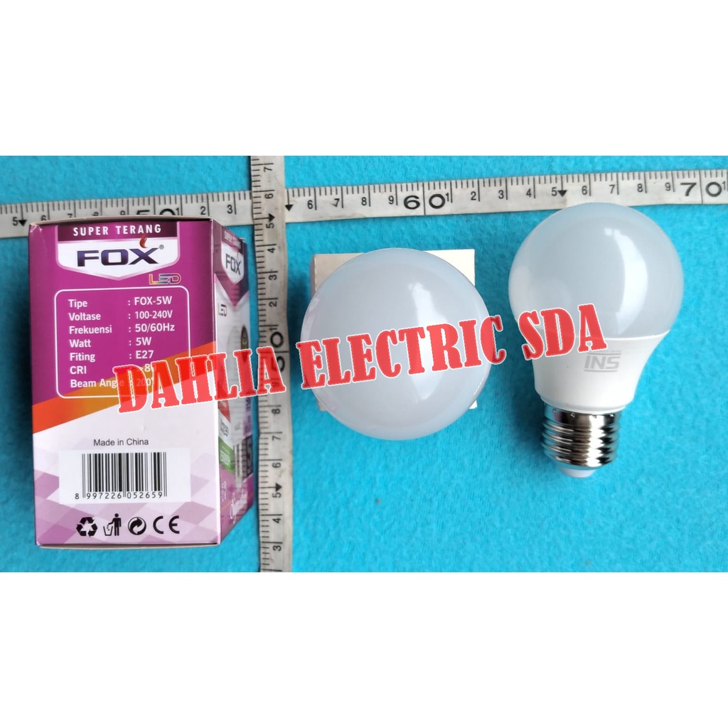 Jual LAMPU LED 5 WATT FOX SIGNATURE | Shopee Indonesia