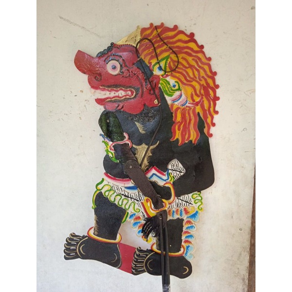 Jual wayang kulit BUTO RAMBUT GENI | Shopee Indonesia