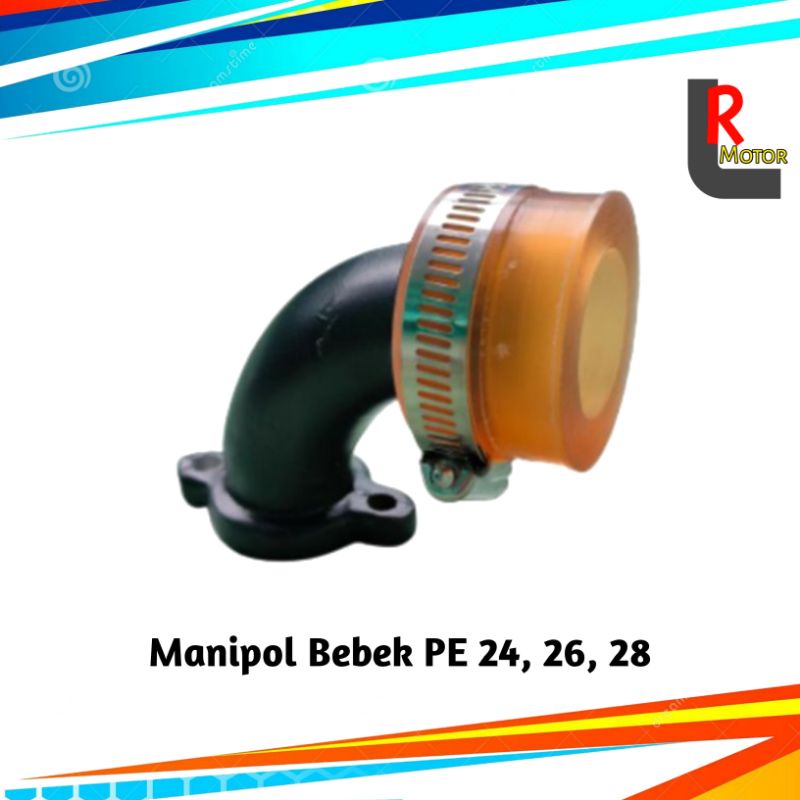 Jual Manipol manifold intake karburator motor bebek PE 28 26 24 | Shopee Indonesia